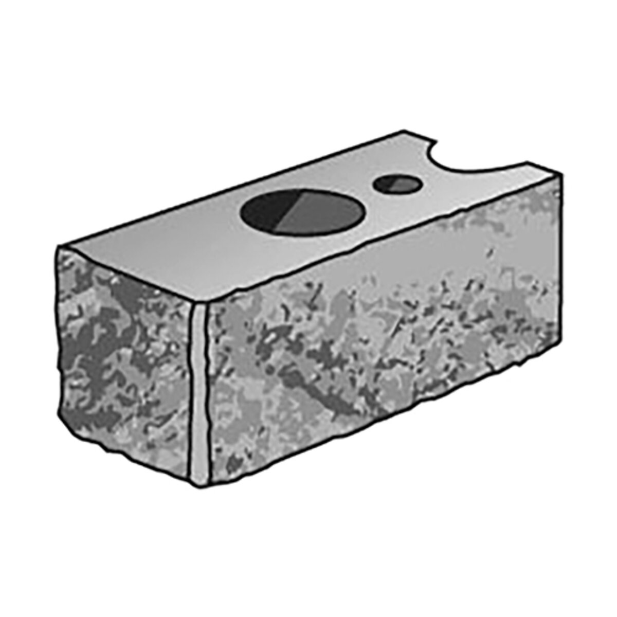 Basalite AB Old Country Courtyard Corner 6 in. x 7 in. x 9.5 in. Tan ...