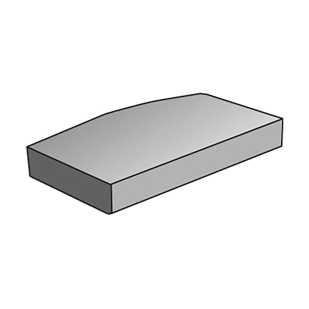 Basalite AB Courtyard Post Cap Gray Blend 3 in. x 12 in. x 24 in. (32 ...