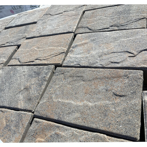Basalite Premier Slate Paver Face Mix 6 in. x 9 in. Positano 60 mm (100 ...