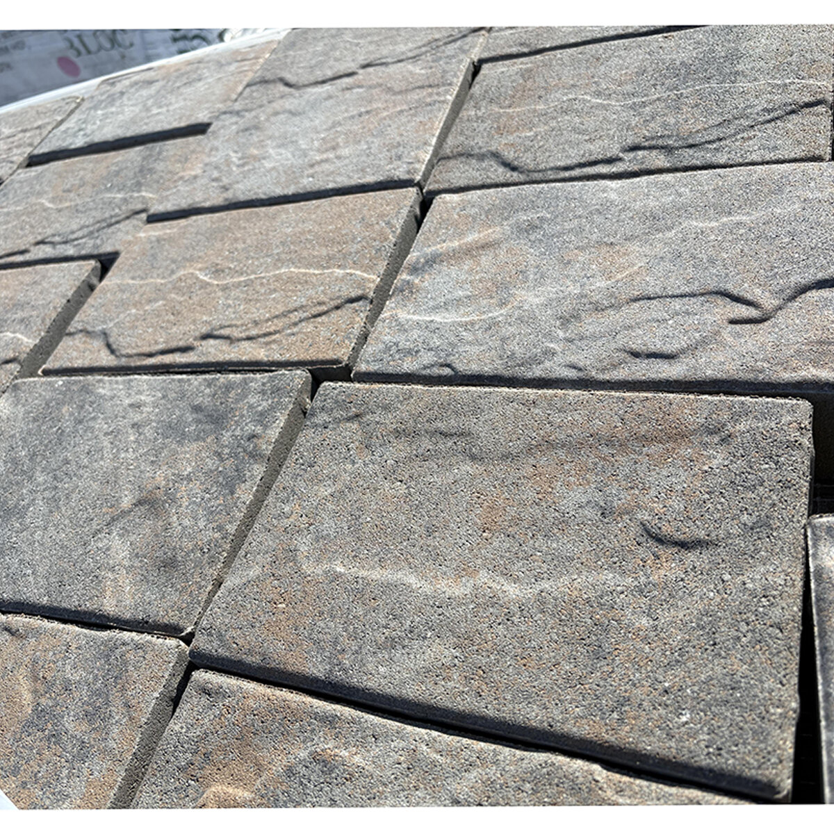 Basalite Premier Slate Paver Face Mix 6 in. x 9 in. Positano 60 mm (100 ...