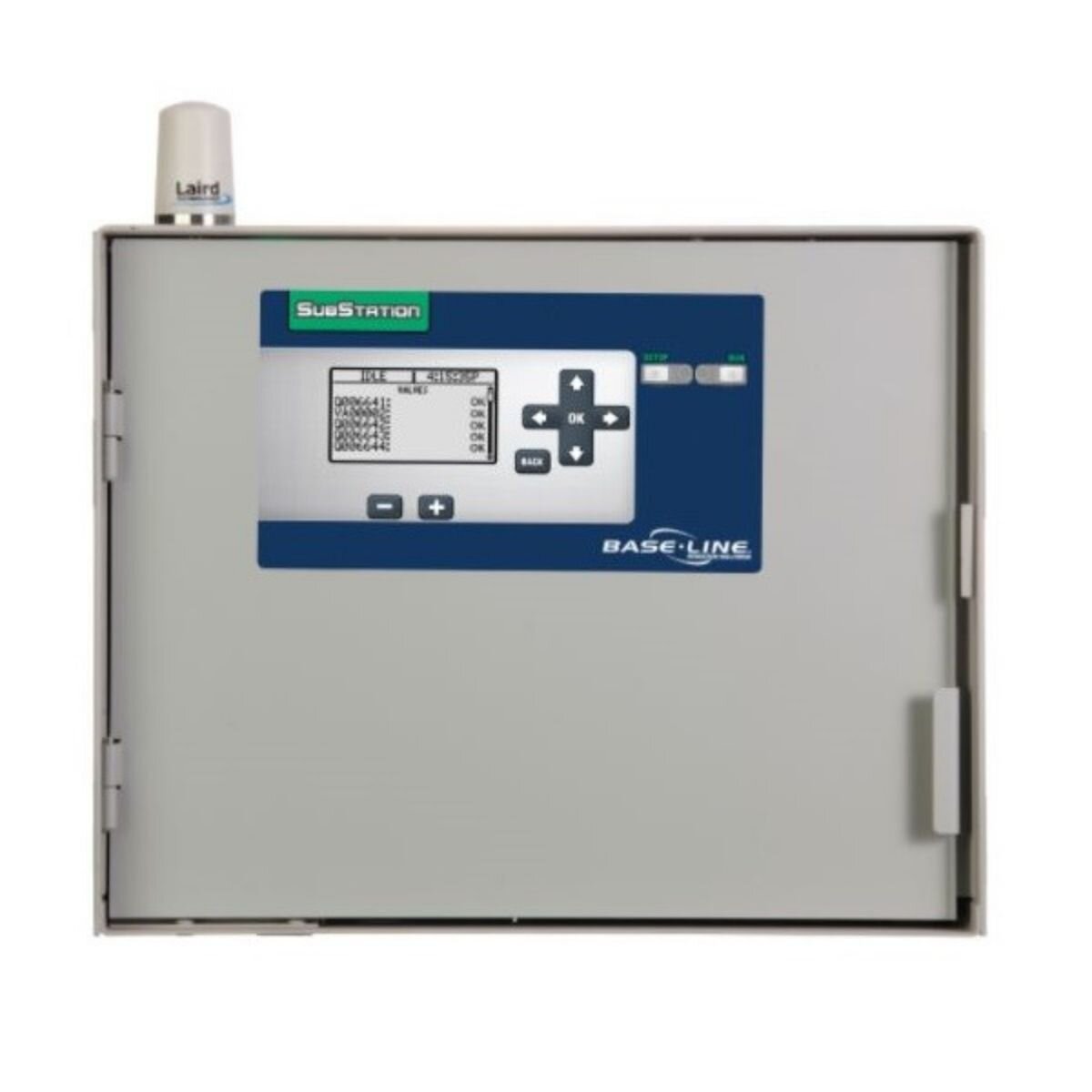 Substation With 24 - Station 5200R - Series Powered Bicoder In 16 - Gauge Powder - Coated Metal ...