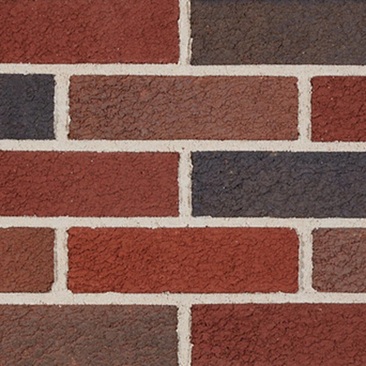 Belden Modular Brick Mohawk Blend Matt Texture Red 7-5/8 in. x 3-5/8 in ...