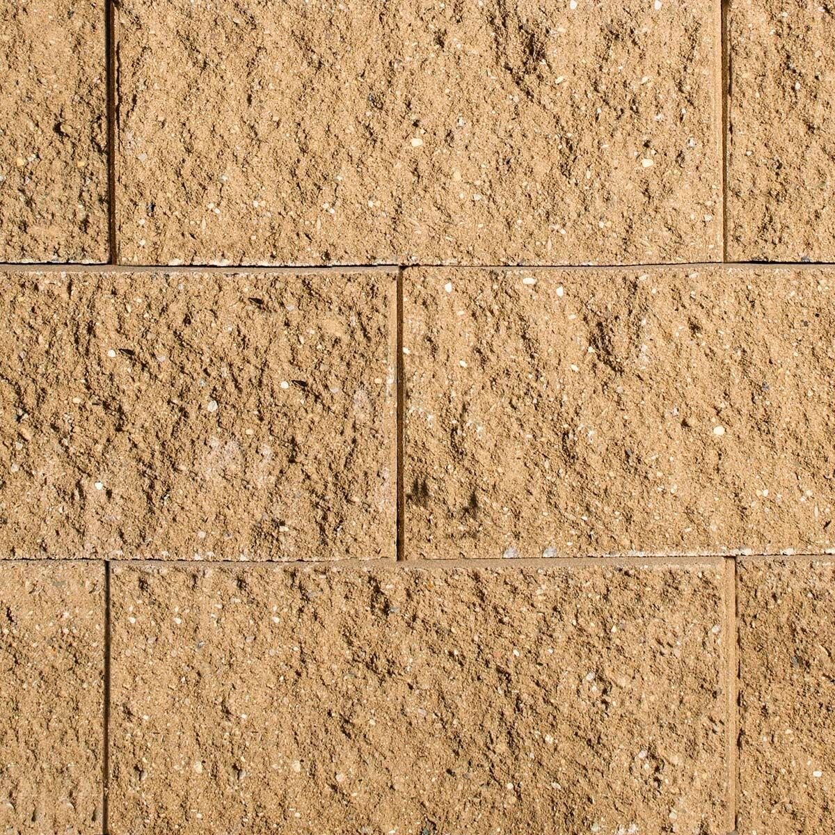 Belgard Anchor Diamond Pro Wall Block Straight Face Buff 8 in. x 18 in ...