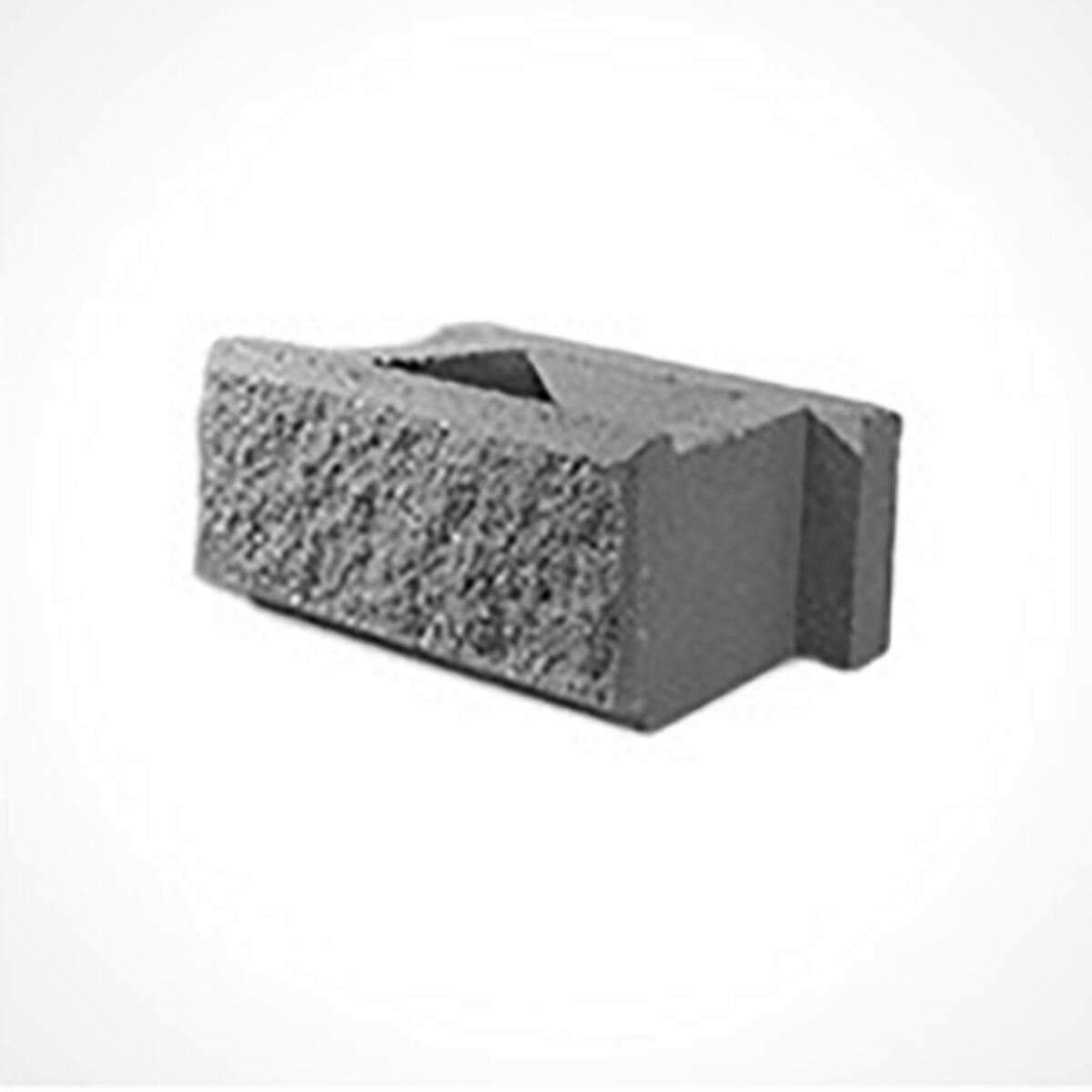 Belgard Allan Block Classic Wall Block AB Collection Gray 8 in. x 18 in ...