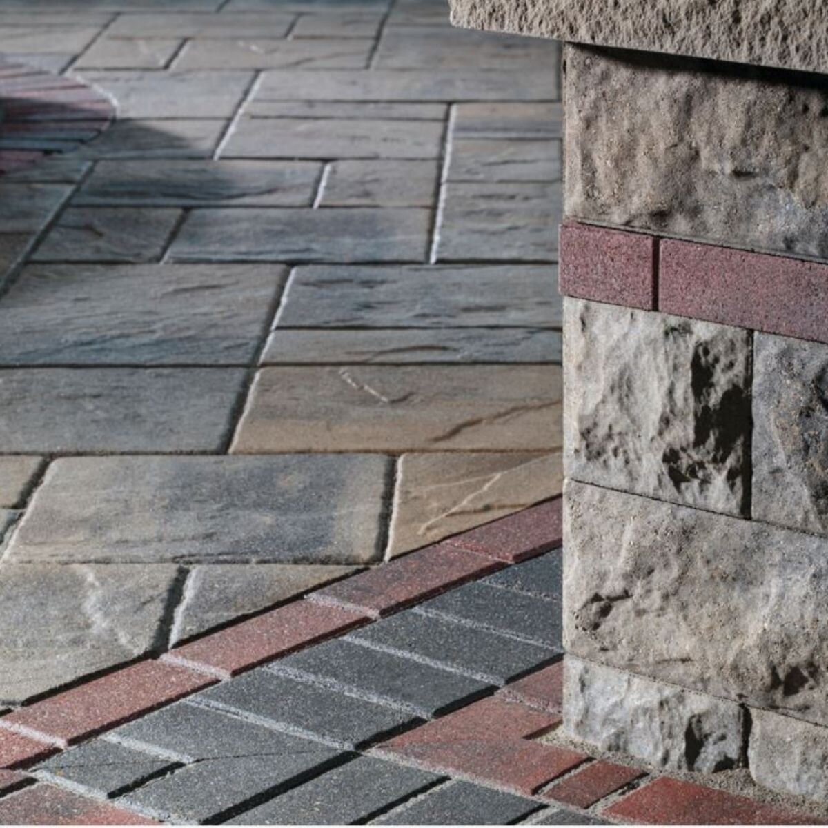 Belgard Holland Stone Paver Slate Gray 4 in. x 8 in. 60 mm (120 sq. ft ...