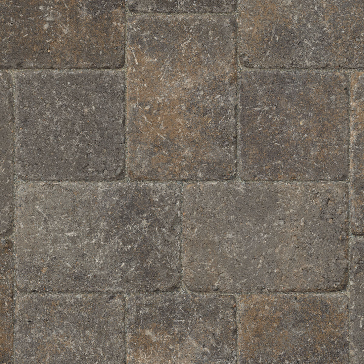 Belgard Dublin Cobble Paver 3 pc. Ardennes Gray 60 mm (128 sq. ft ...