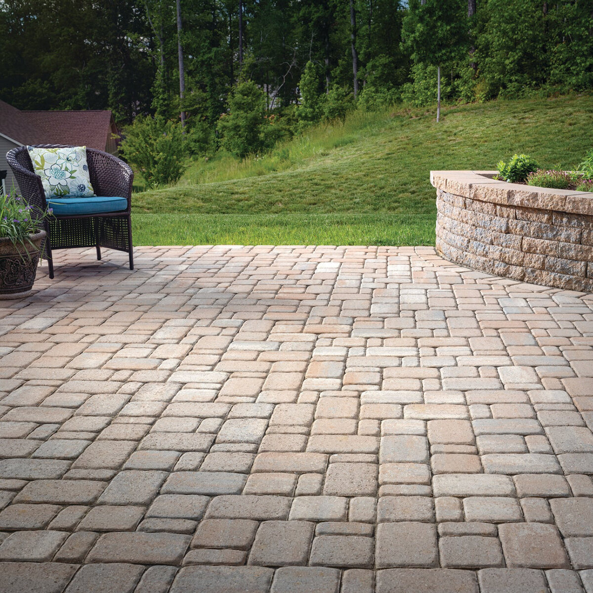 Belgard Cambridge Cobble Paver Victorian Blend 6 in. x 9 in. 60 mm (112 ...