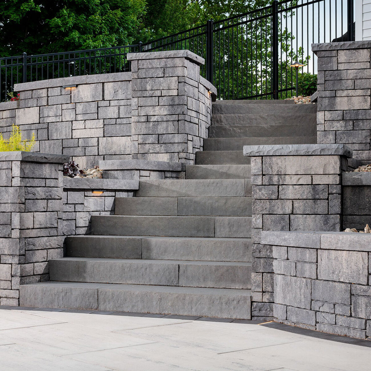 Belgard Landings Step Gray 6 in. x 48 in. x 18 in. (6 pc./pallet ...