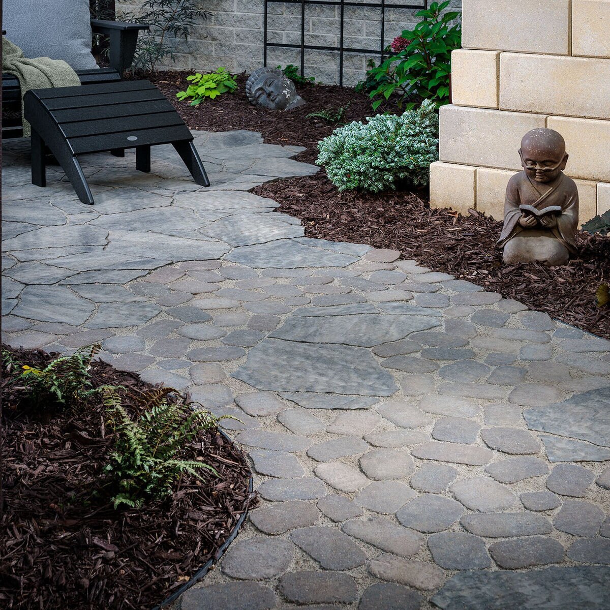 Belgard Belgian Cobble Paver Midnight 60 mm (68 sq. ft./pallet ...