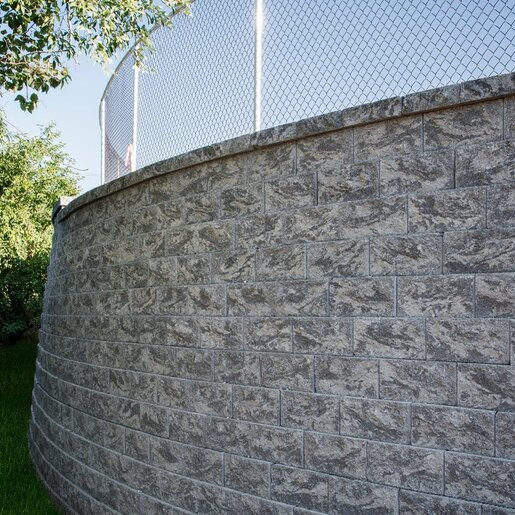Belgard Anchor Diamond Pro Quarry Face Corner Toscana 8 in. x 18 in. x ...