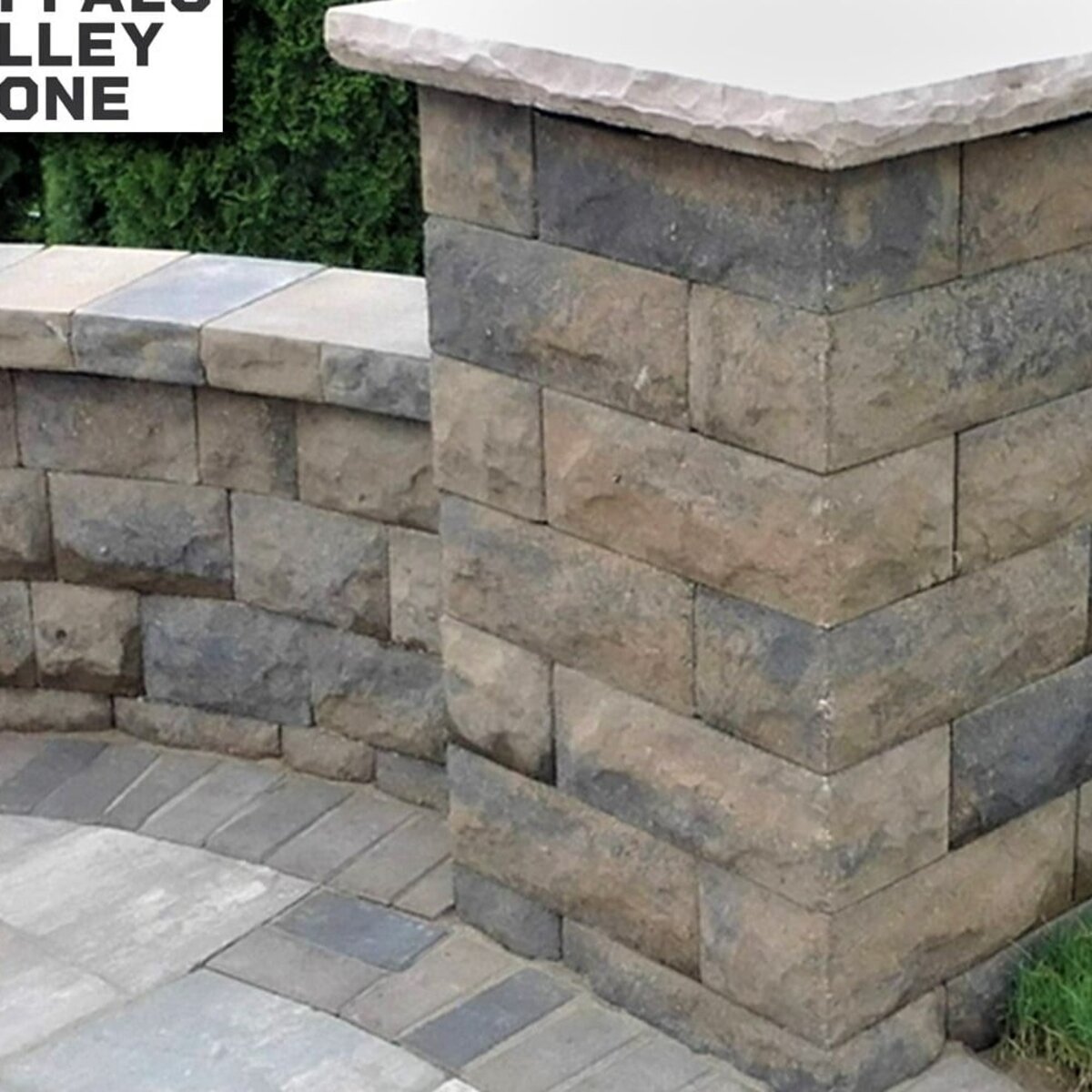 Belgard Buffalo Valley Stone Wall Cap Ash 12 in. x 20 i | SiteOne