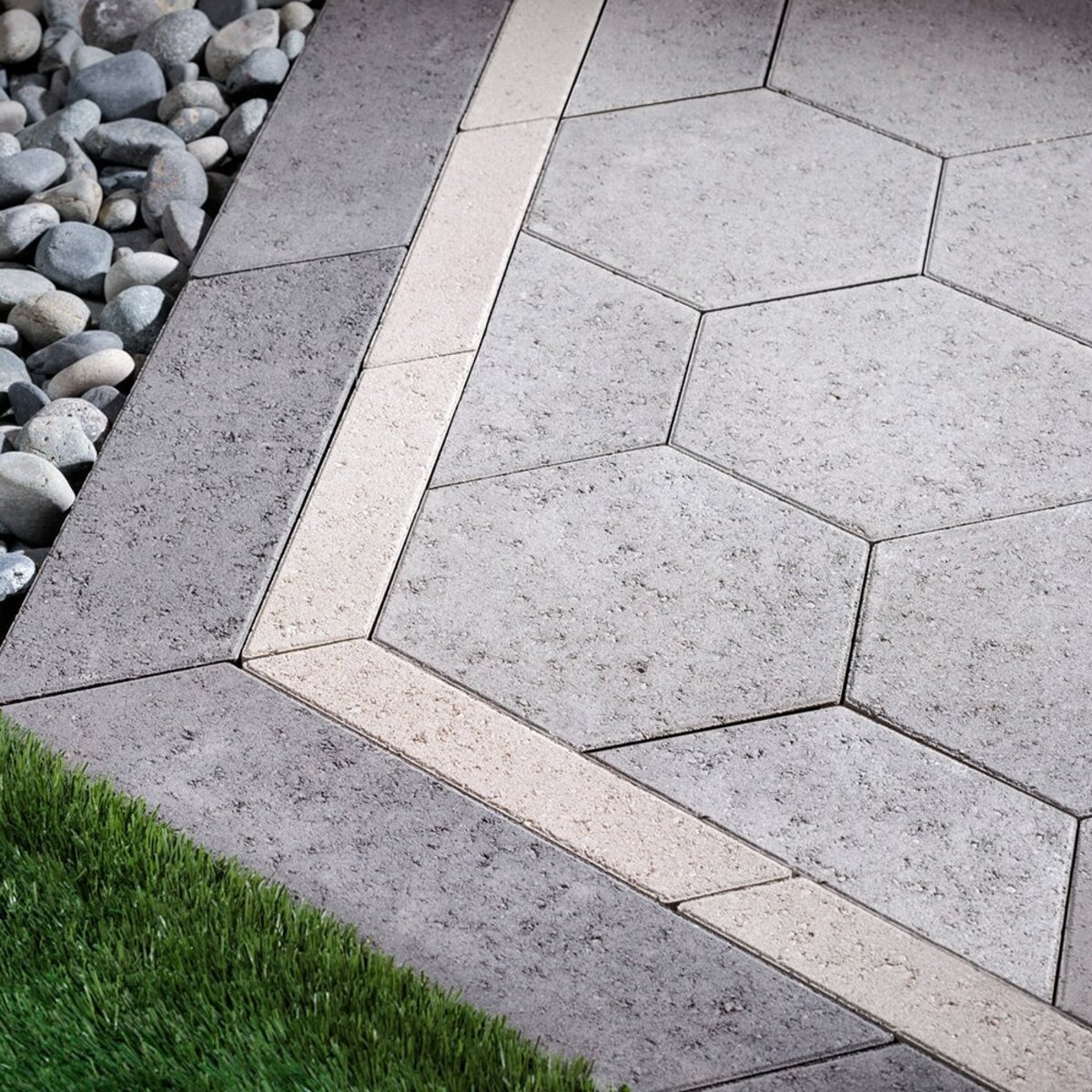 Belgard Hexagon Paver Rio 12 in. x 12 in. 60 mm (100.02 sq. ft./pallet ...