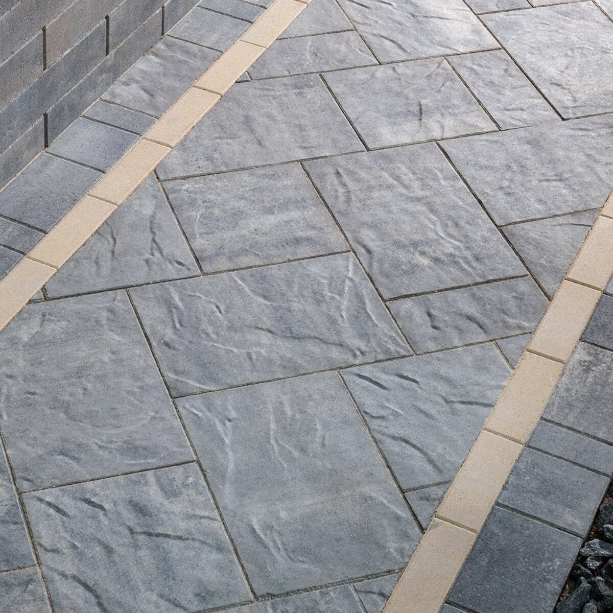 Belgard Origins 12 Paver 3 pc. with Durafusion Ashwood 60 mm (120 sq ...