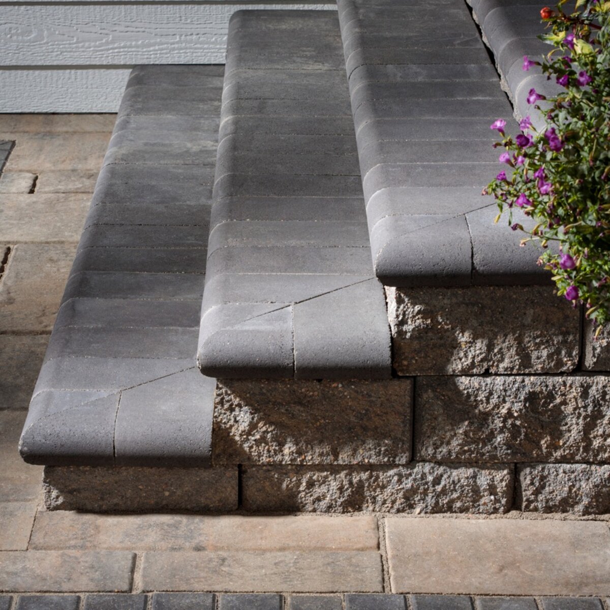 Belgard Marina Bullnose Coping Suede 6 in. x 12 in. 60 mm (105 ln. ft ...