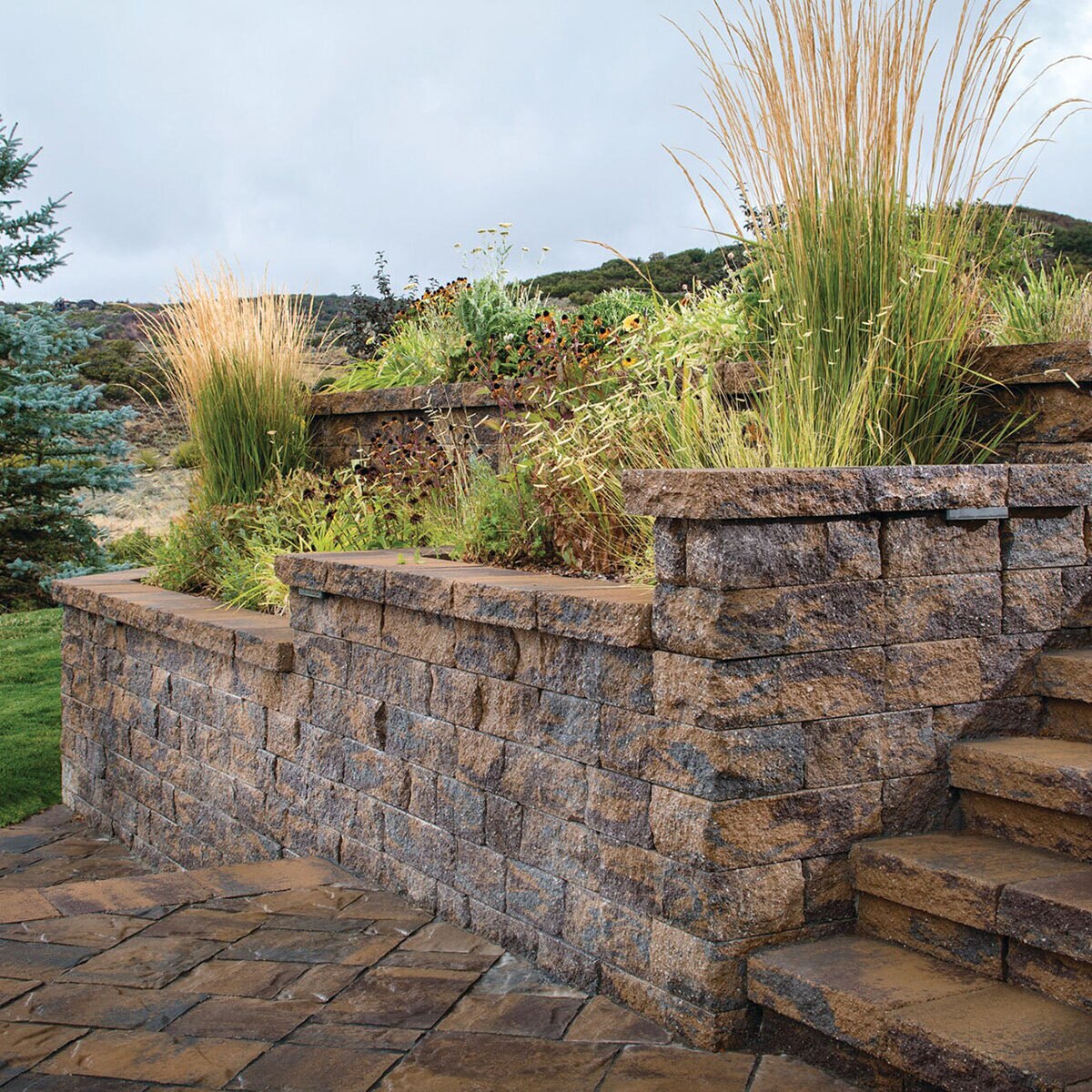 Belgard Sterling SRW Wall Block 17-3/4 in. x 12 in. x 6 in. Oxford ...