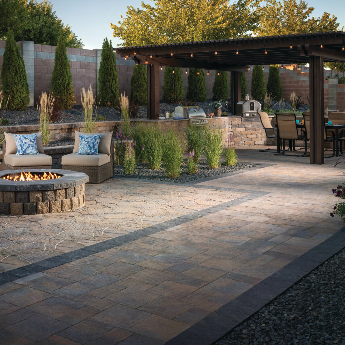 Belgard Avalon Slate Origins Accents 6 in. x 9 in. Rainier (112 sq. ft ...