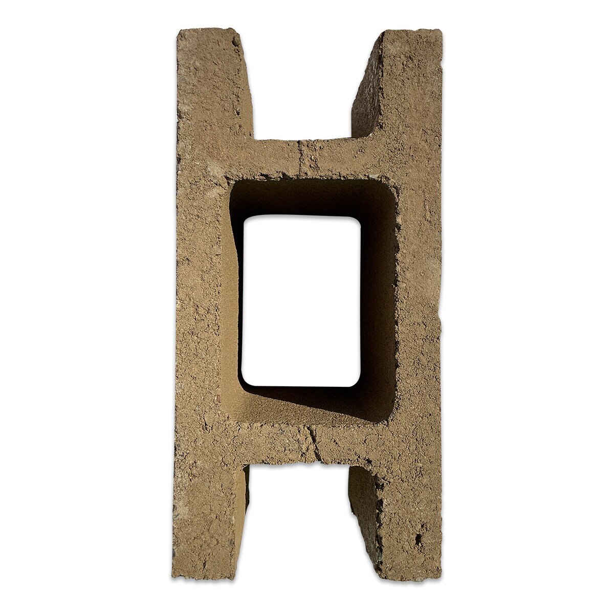 Belgard Concrete Block H-Block Brown 8 in. x 8 in. x 16 in. (90 pc ...