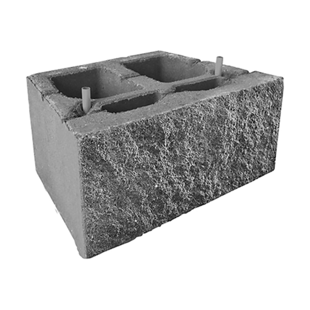 Belgard Diamond Pro Wall RW Corner Pin System Smooth 18 in. x 9 in ...