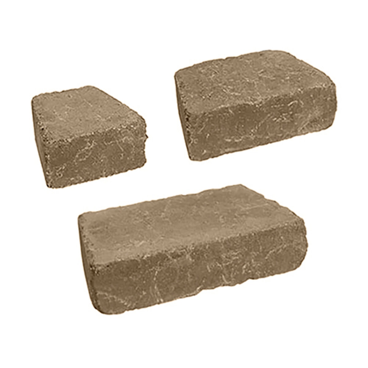 Belgard Weston Stone Wall Block 3 pc. Gascony Tan 4 in. x 8 in. x 8 in ...