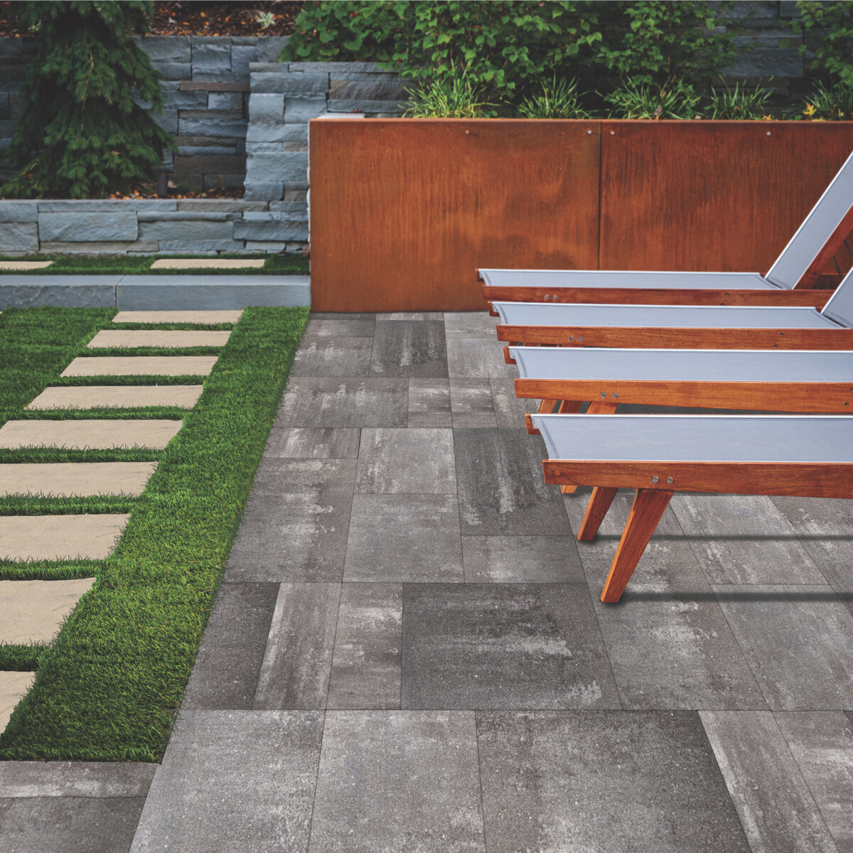 Belgard Dimensions Series Paver 24 in. x 24 in. Natural 60 mm (80 sq ...