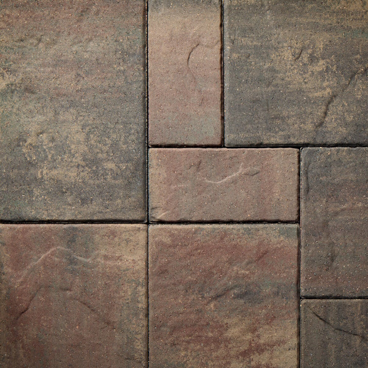 Belgard Dimensions 12 Paver 3 pc. TextureGuard Walnut 60 mm (120 sq. ft ...