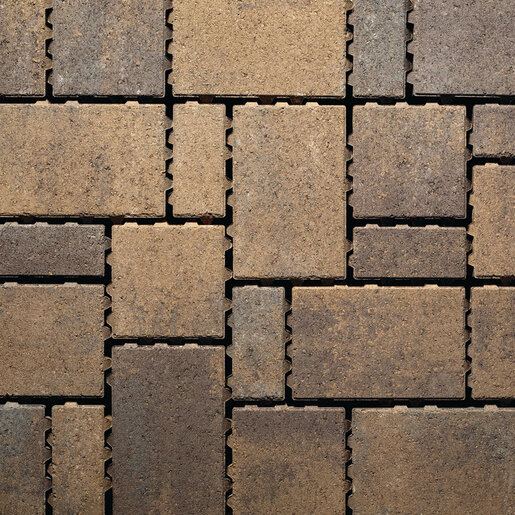 Belgard Aqua Dublin Permeable Paver 3 pc. Toscana (92.4 sq. ft./pallet ...