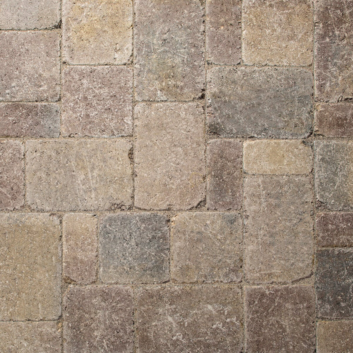 Belgard Dublin Cobble Paver 3 pc. Tumbled Autumn Blend (114 sq. ft ...