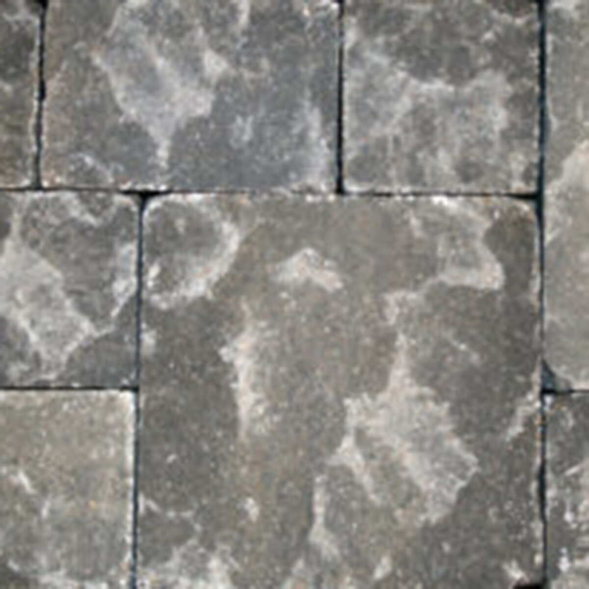 Bella Vista Stone Paver Square Pewter Classic 6 in. x 6 in. x 2-3/8 in ...