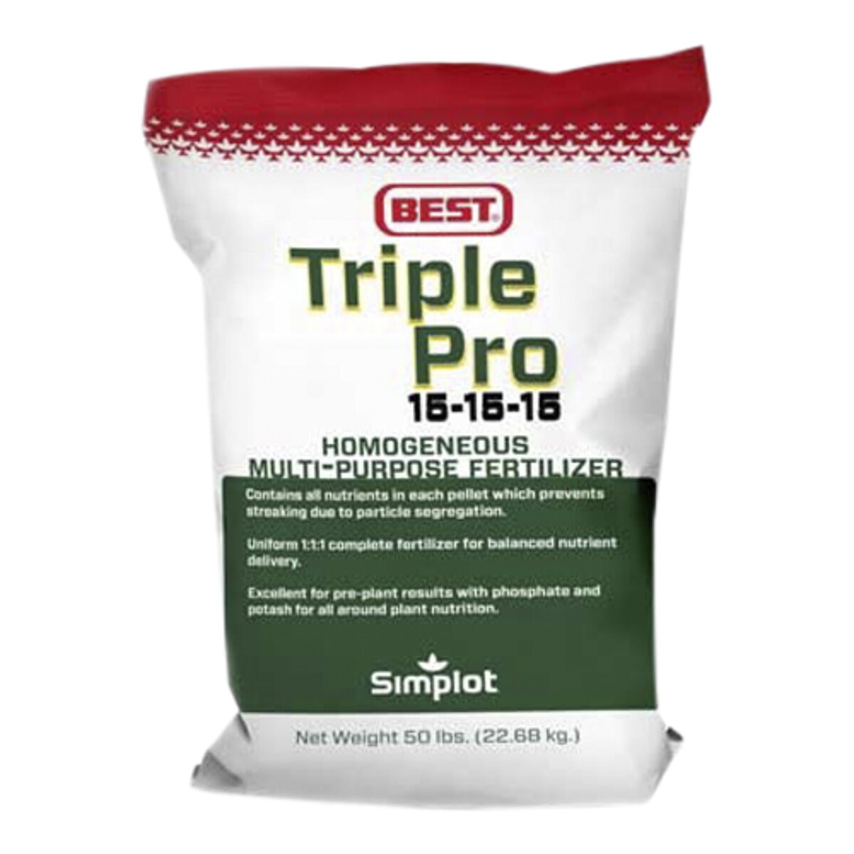 Best Triple Pro 15-15-15 All-Purpose Fertilizer 50 lb. Bag | SiteOne US