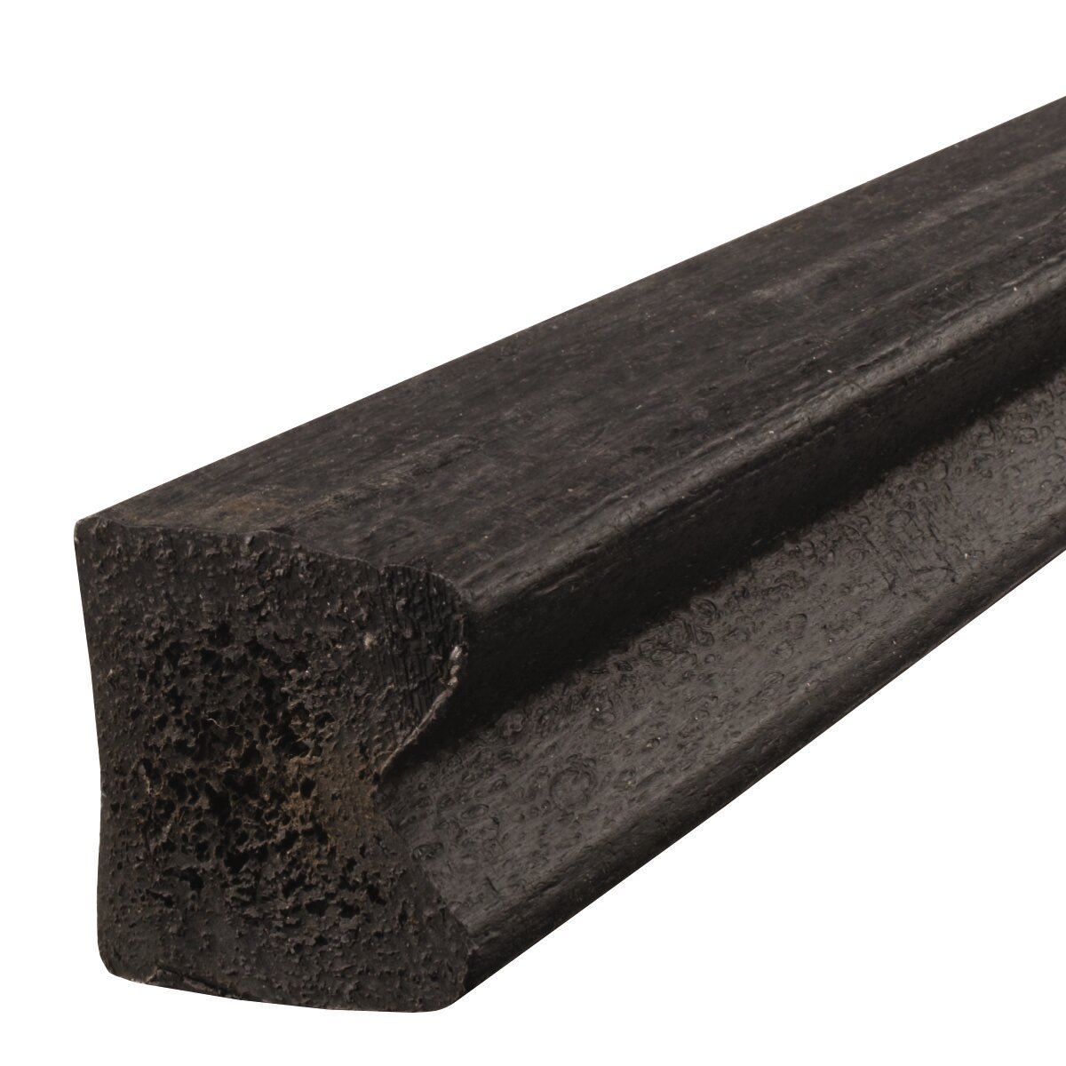 BestPLUS G-Grade Synthetic Turf Nailer V-Groove Black 2 in. x 2 in. x ...