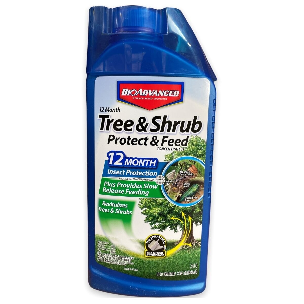 BioAdvanced Tree & Shrub 2-1-1 Ornamental Liquid Concentrate ...