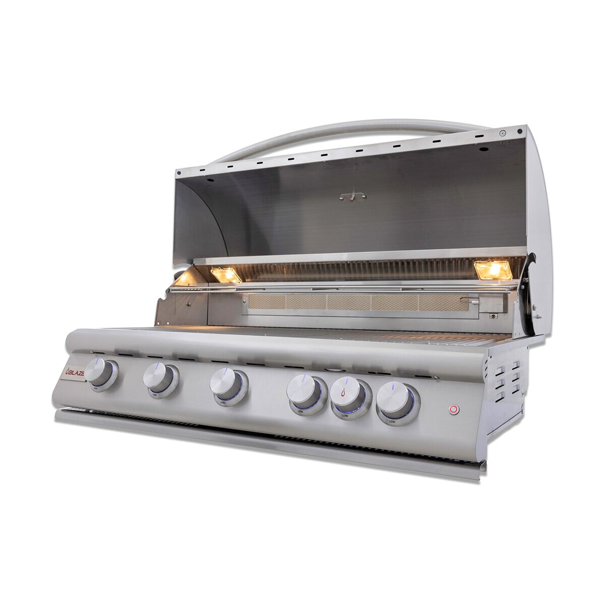 Blaze 40 in. 5-Burner Premium LTE+ Grill with Rear Burner and Built-in ...