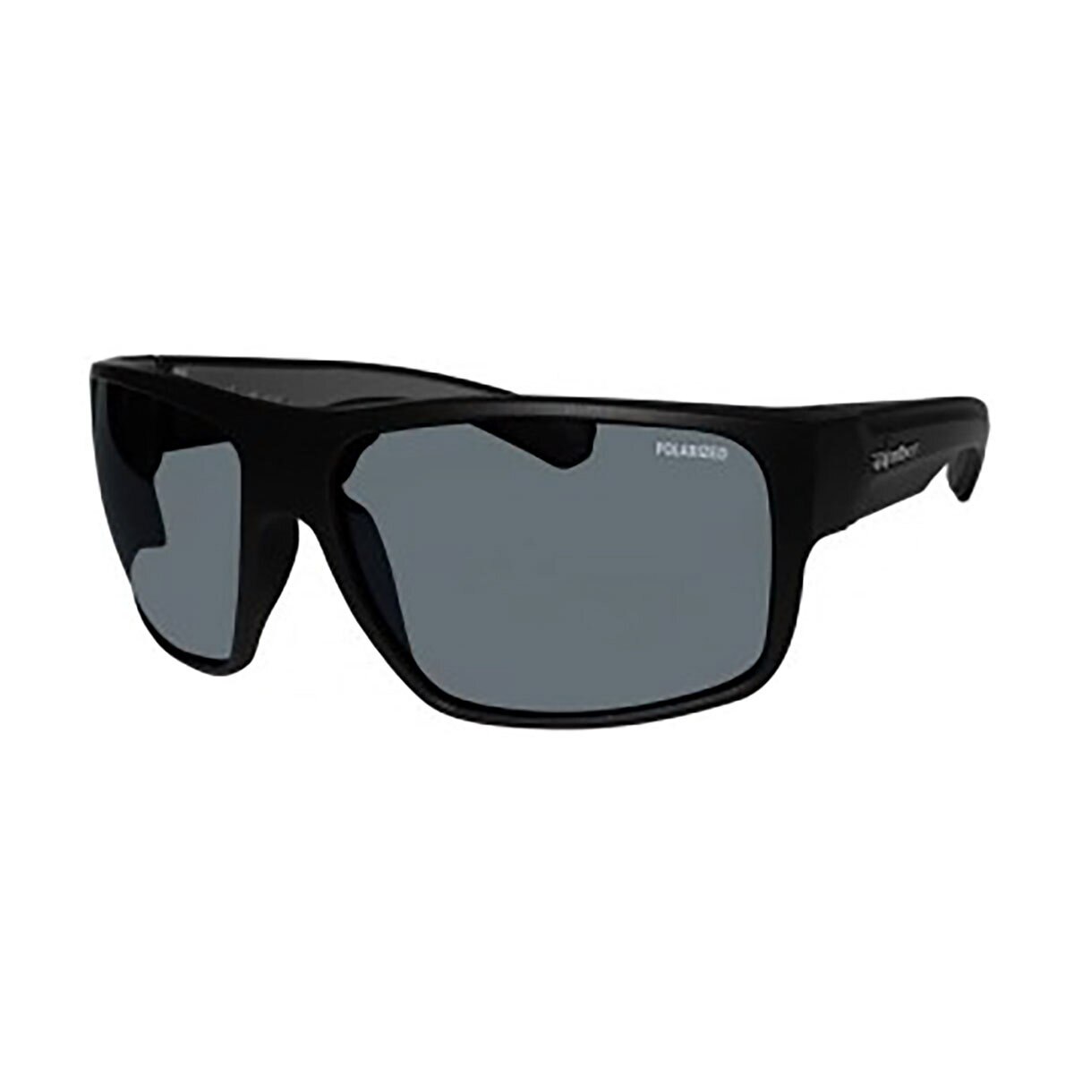 Bomber Mana-Bomb Glasses Matte Black Frame Smoke Polarized Lens Gray ...