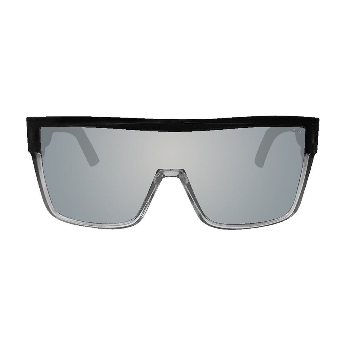 Bomber Buzz-Bomb Glasses Crystal Smoke Frame Silver Mir | SiteOne