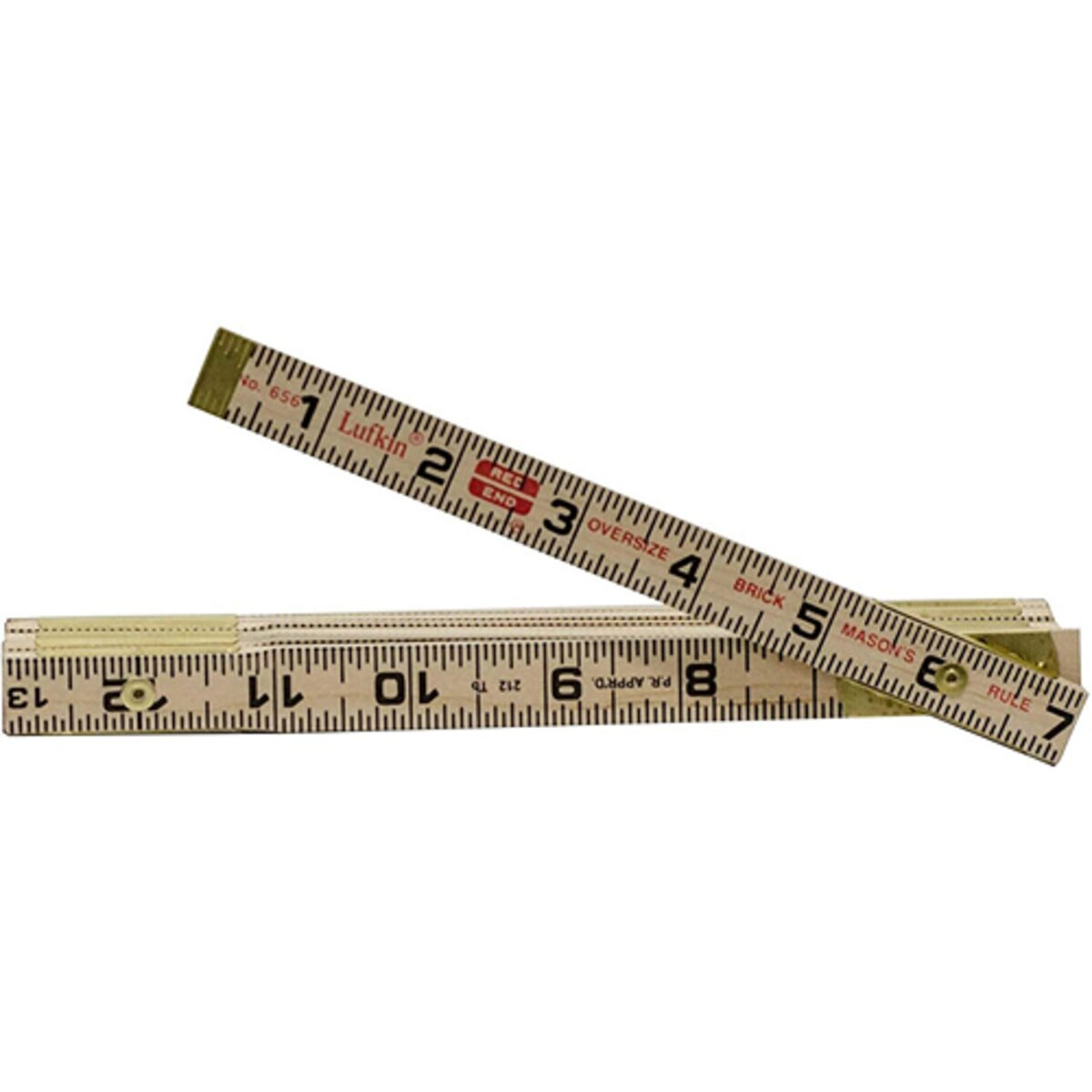 Bon Tool Lufkin Oversized Brick Spacing Ruler Wood 6 ft | SiteOne