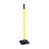 Bon Tool Urethane Paver Tamper 11 in. x 11 in. w/ 48 in. Fiberglass ...