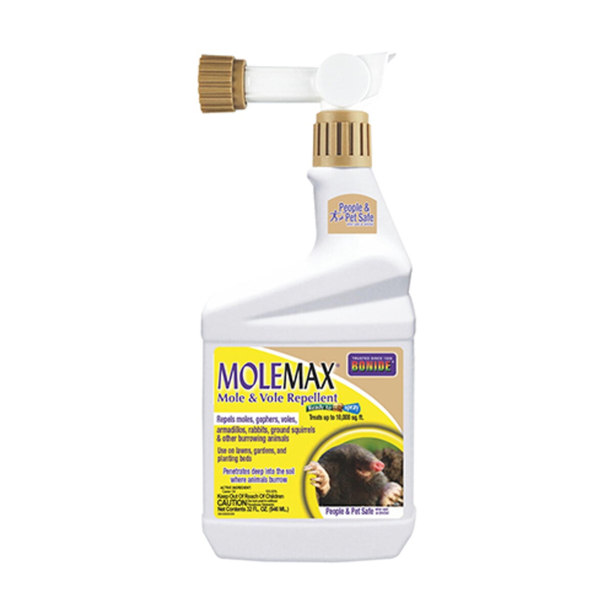 Bonide MoleMax Mole & Vole Animal Repellent Concentrate 1 qt. Hose End ...