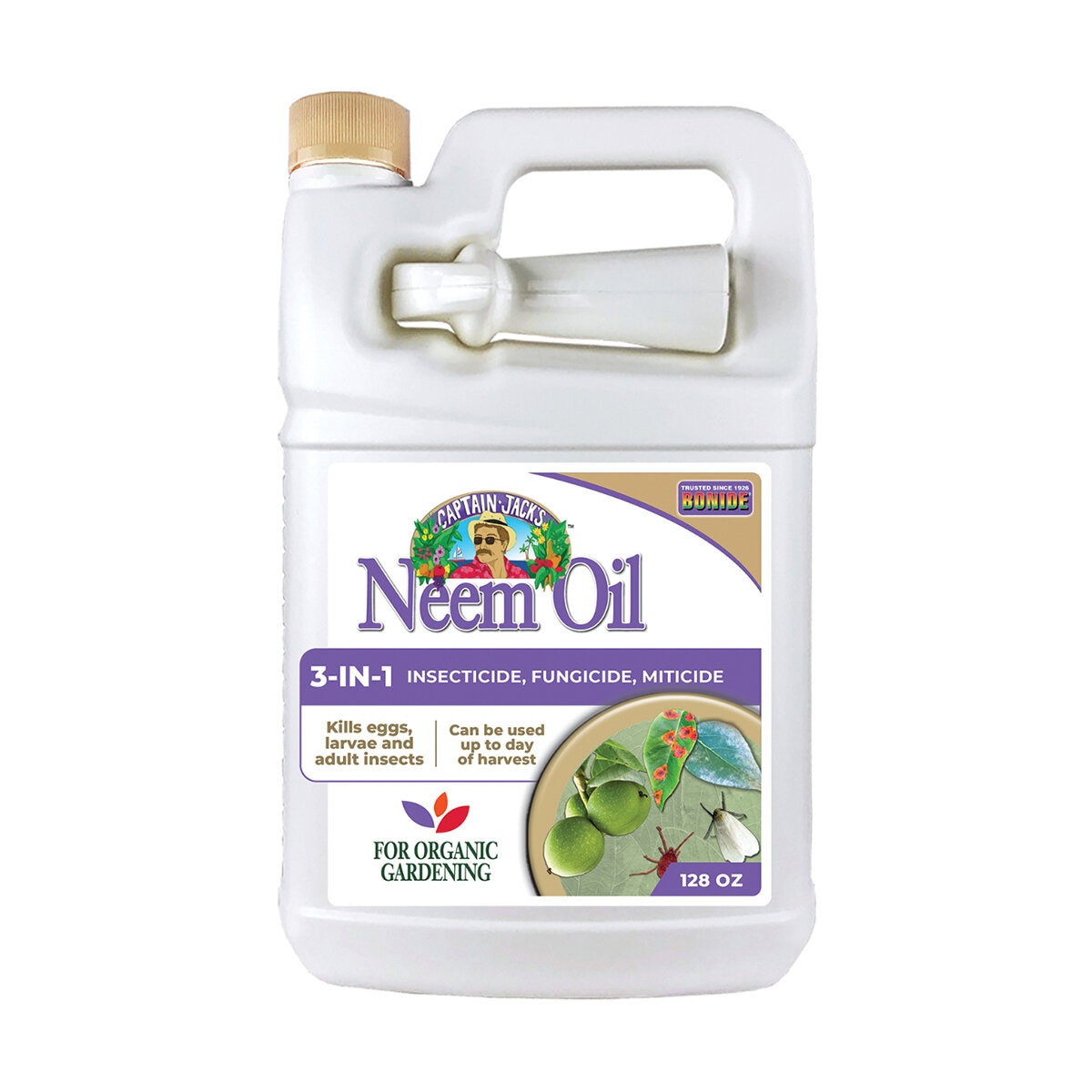 Bonide Captain Jack's Neem Oil 3-in-1 Fungicide, Insecticide and ...