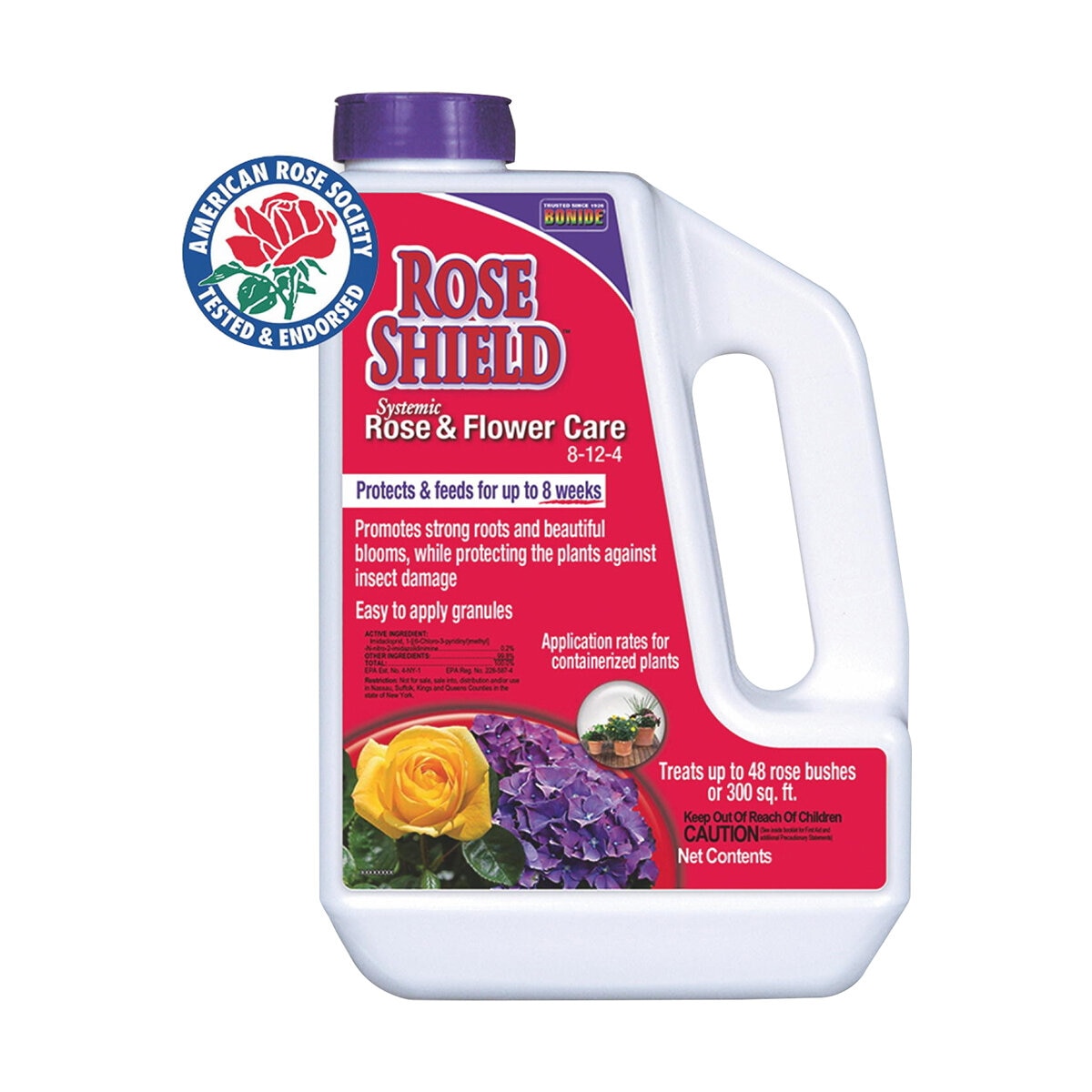 Bonide Rose Shield Systemic Rose & Flower Care Granules 40 oz | SiteOne US