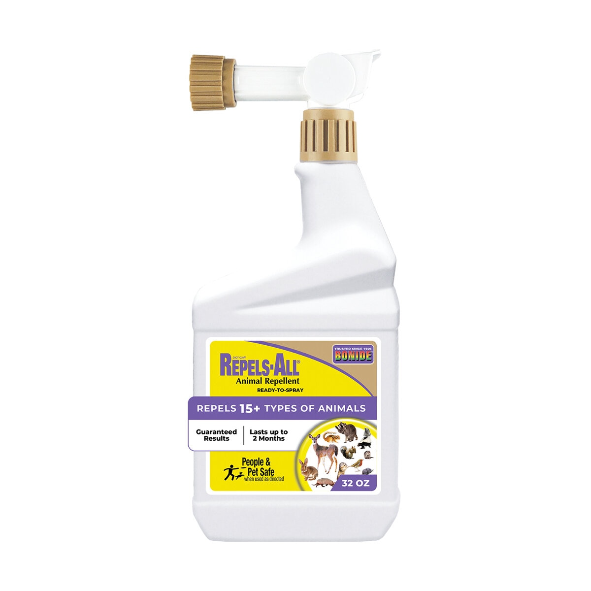 Bonide Shot-Gun Repels All Animal Repellent 32 fl oz. (1 qt.) Ready-to ...