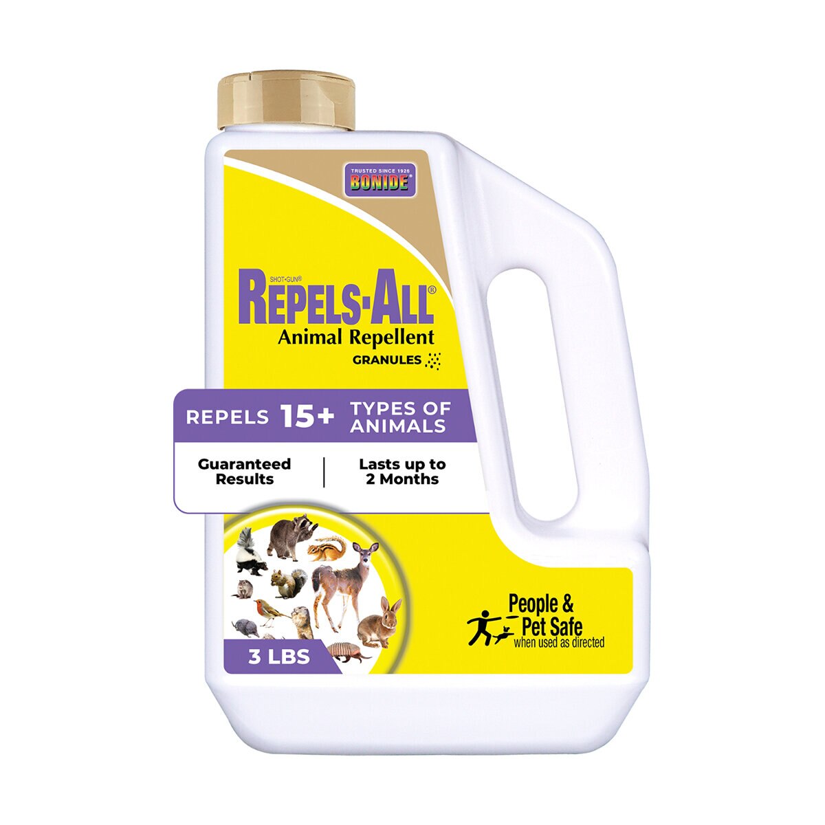 Bonide Shot-Gun Repels All Animal Repellent Granules 3 lb. Container ...