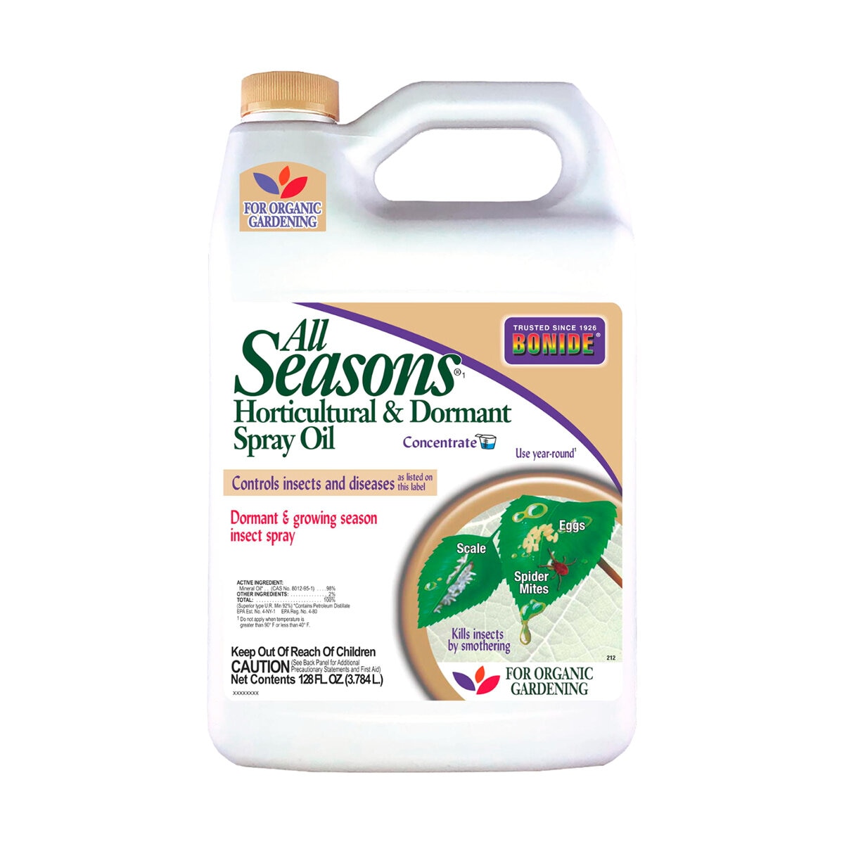 Bonide All Seasons Horticultural & Dormant Spray Oil 128 fl oz. (1 gal ...
