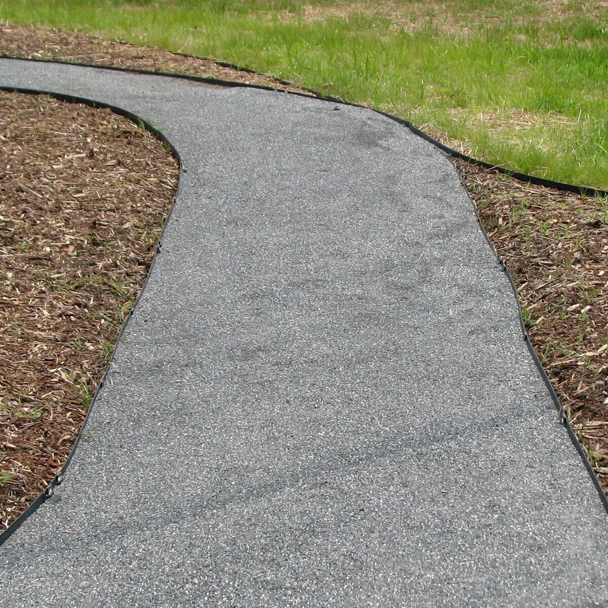 Border Concepts Border Line Landscape Edging Black Steel 1/8 in. x 4 in ...