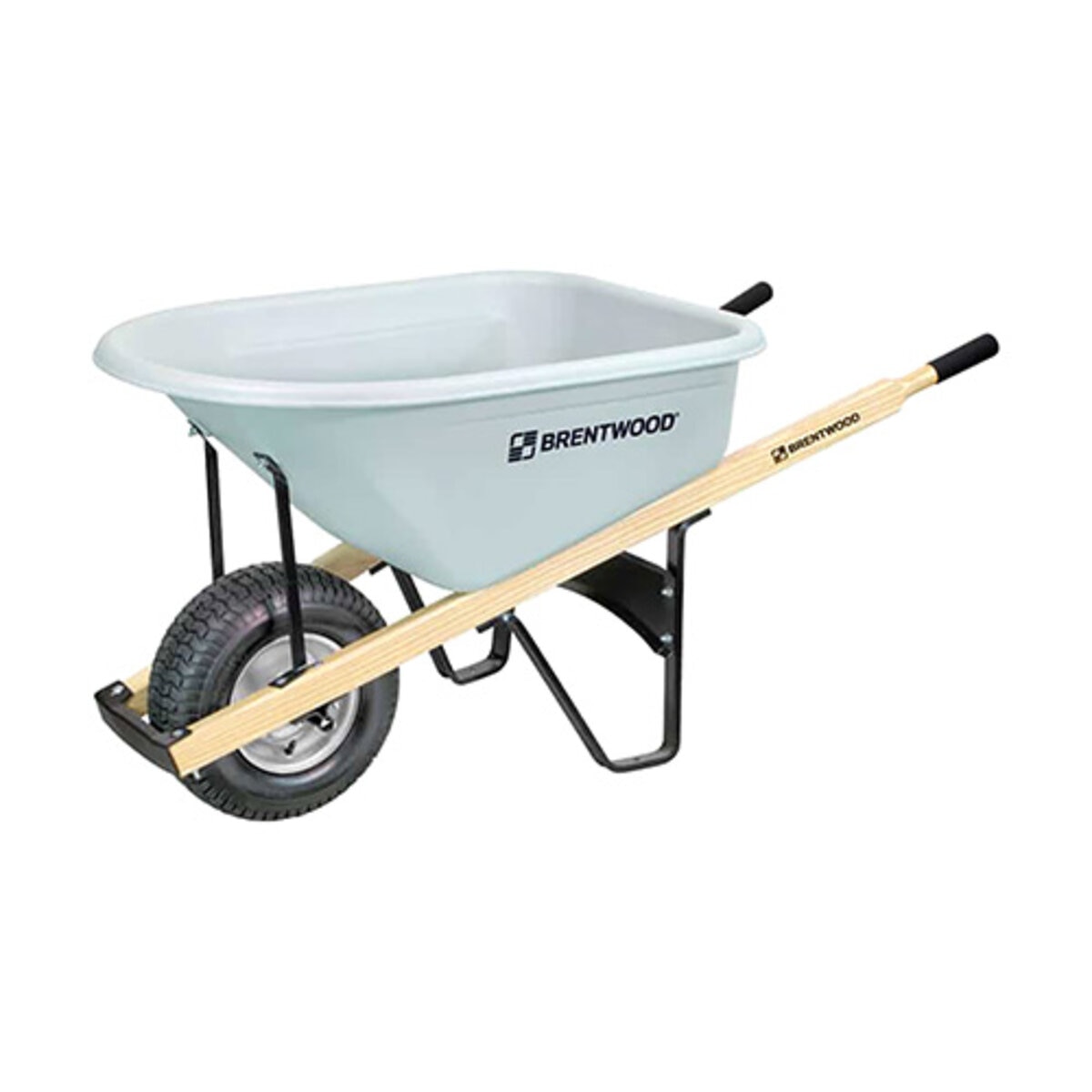 Brentwood Wheelbarrow 6 cu. ft. Single w/ Wide Turf Tire | SiteOne US