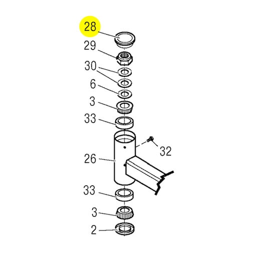 Power Distributor Low Profile Caster Spindle Cap | SiteOne US