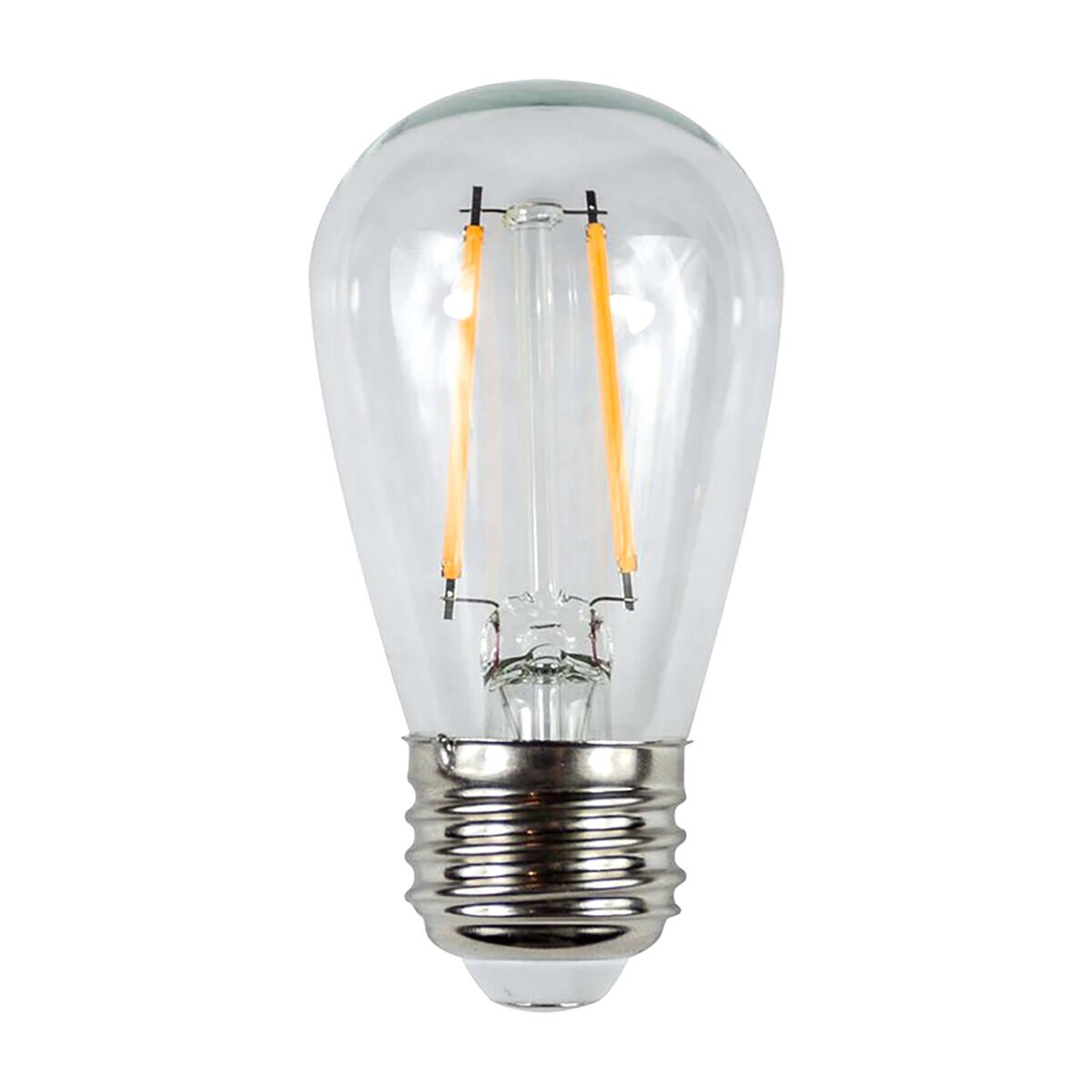Brilliance LED S14 Edge Filament Bulb 12V Clear 2W 3000K - Dimensions ...