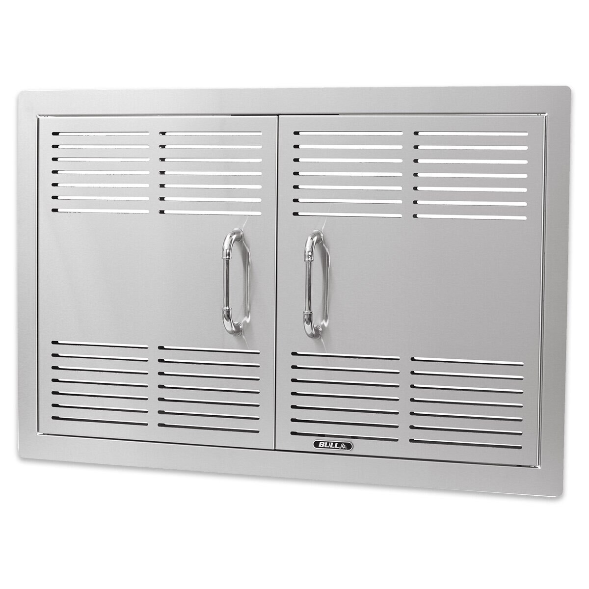 Bull Outdoor 30 in. Stainless Steel Dual Lined Vented Double Door w ...