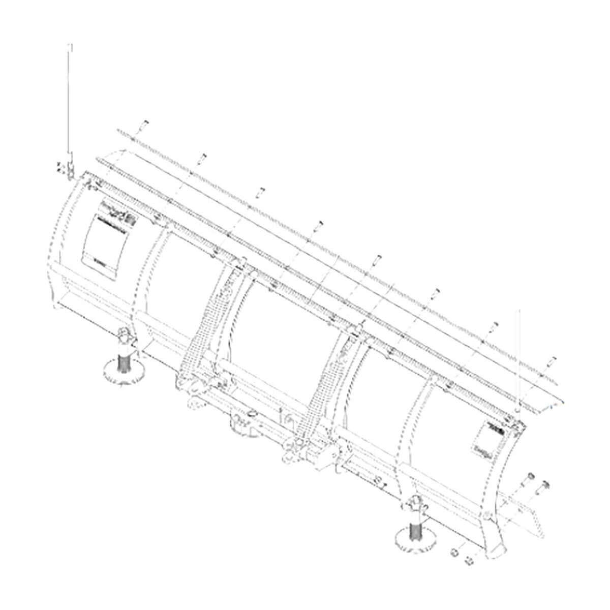 Buyers Products SnowDogg Deflector Poly For Md68 | SiteOne US