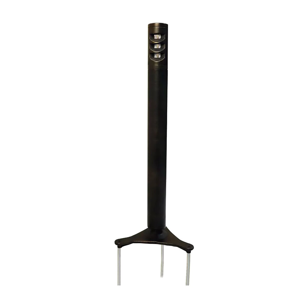 Cast Source Bollard Path Light 3W 12V 18 in. Brass Rubbed Bronze w ...
