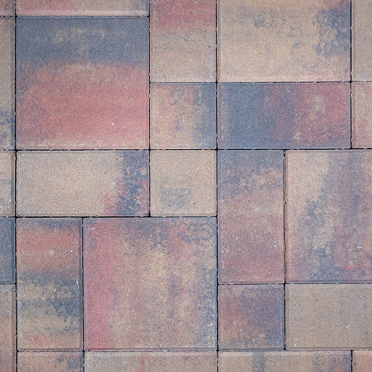 Calstone Mission Paver Tan/Red/Charcoal 12 in. x 12 in. (105 sq. ft ...